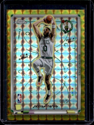 2025-26 Topps Chrome Jayson Tatum X's and Whoa's Geometric Gold ...