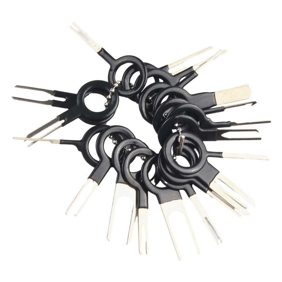 100Pc Car Terminal Pin Extraction Tool Kit Wire Harness Connector ...