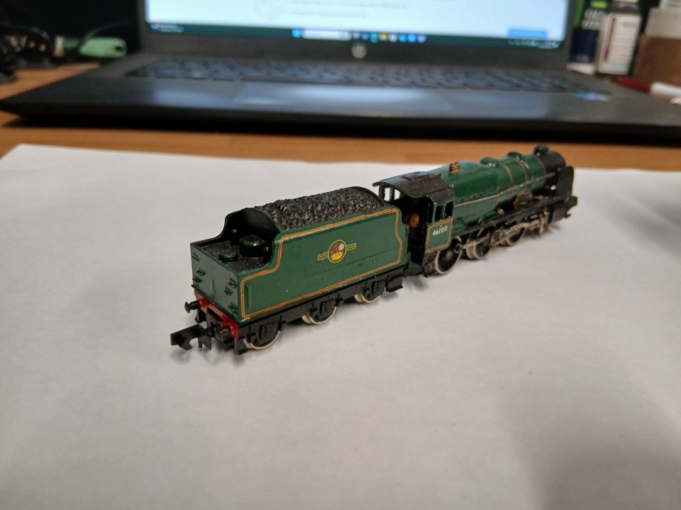 graham farish n gauge 4-6-0 green locomotive 46100 | eBay UK