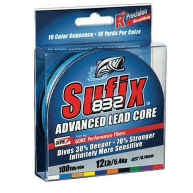 Sufix 832 Advanced Lead Core 100yds 18lb Metered 658-118mc for sale online | eBay