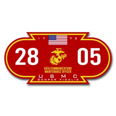 USMC 2805 MOS Decal - PriorService Decal - USMC Veteran Decal - USMC 3 ...
