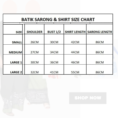 Complete Handmade Ceylon Batik Kit for Couples - Full Set in All Sizes ...