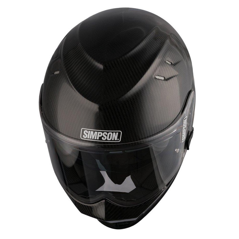 Simpson Venom 06 Carbon Fibre Full Face Motorcycle Helmet Bandit ...