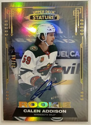 Calen Addison Auto Rookie Photo Variant /49 - 2021-22 Upper Deck ...