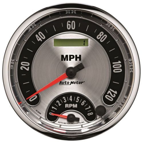 Auto Meter 1295 5" Tachometer/Speedometer Combo Gauge - 8K Rpm/120 mph ...