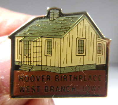 vintage President Herbert Hoover Birthplace West Branch Iowa souvenir ...