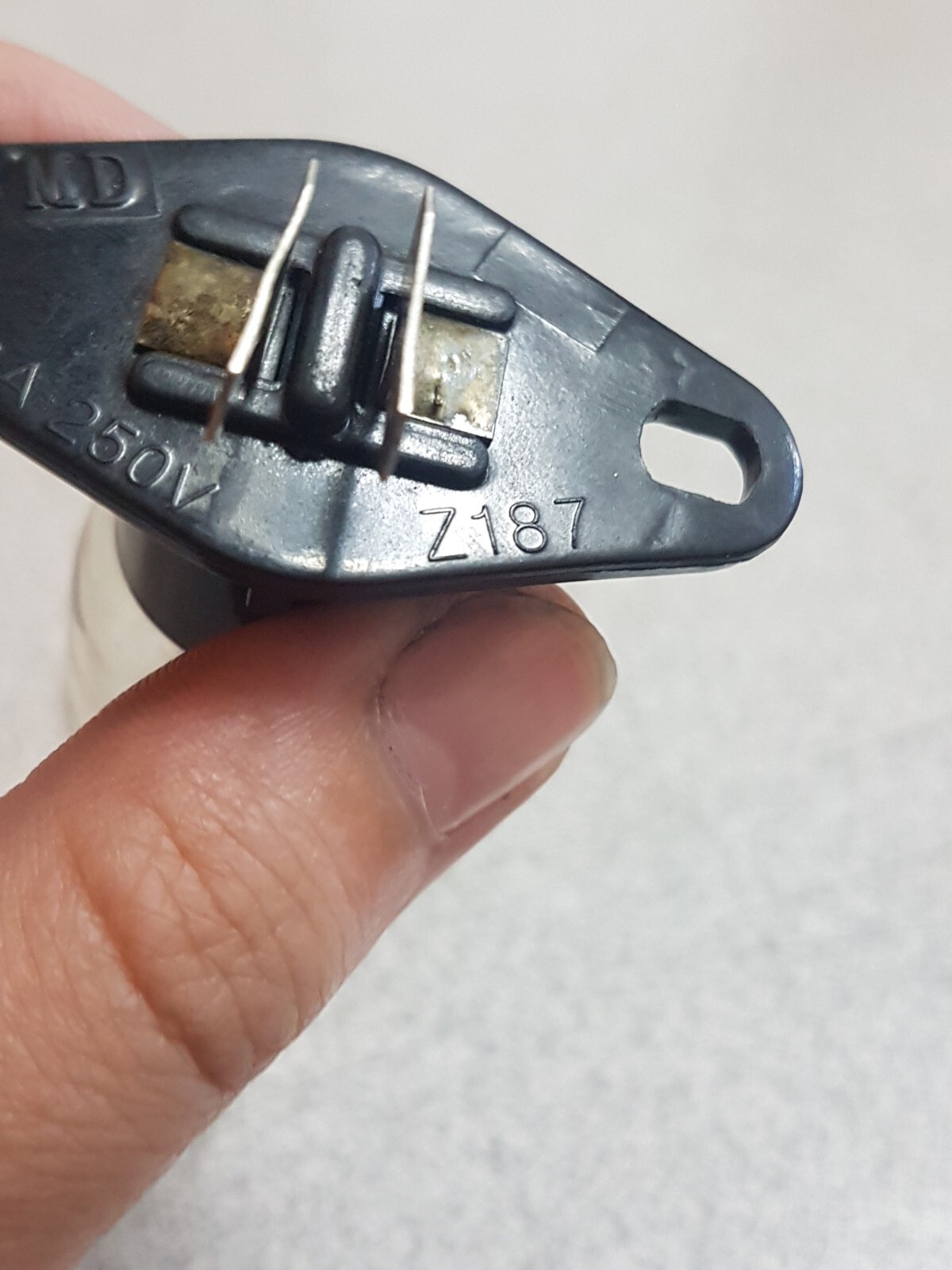 Z187 2A 250V Ampoule porte ampoule Four micro-onde HO-MO1 BLANC 933417 ...