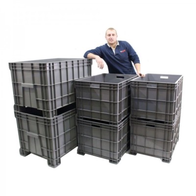 XL Jumbo Stackable Strong Plastic Stillage Box Container - 2 Sizes ...
