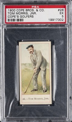 1900 COPE BROS & CO. COPE'S GOLFERS #26 TOM MORRIS, JNR. PSA 5 | eBay
