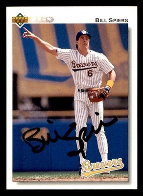 1992 Upper Deck Baseball #214 Bill Spiers Signed Autograph (no COA) | eBay