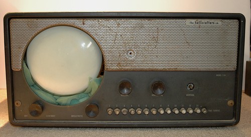 Vintage Antique 1948 Hallicrafters T-54 Vacuum Tube Television TV Parts ...