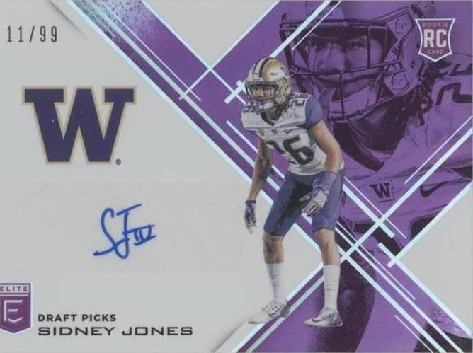 2017 Panini Elite Draft Picks - Draft Picks Sidney Jones #135 ...