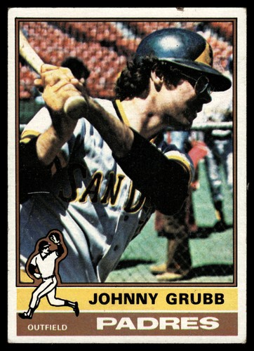 1976 Topps Johnny Grubb #422 San Diego Padres Baseball Card | eBay