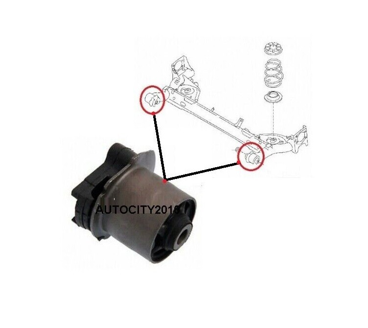 FOR HONDA STEP WAGON RK 09-15 REAR SUBFRAME TRAILING CONTROL ARM BUSHES ...