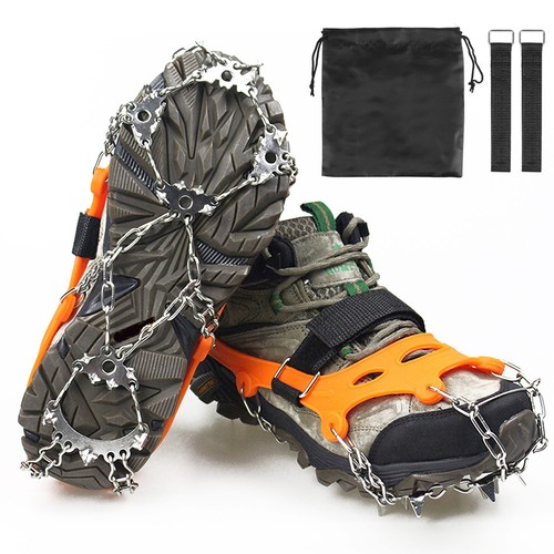 Ice Crampons 23 Micro Spikes Ice Cleats for Boots Anti Slip Ice Grip ...