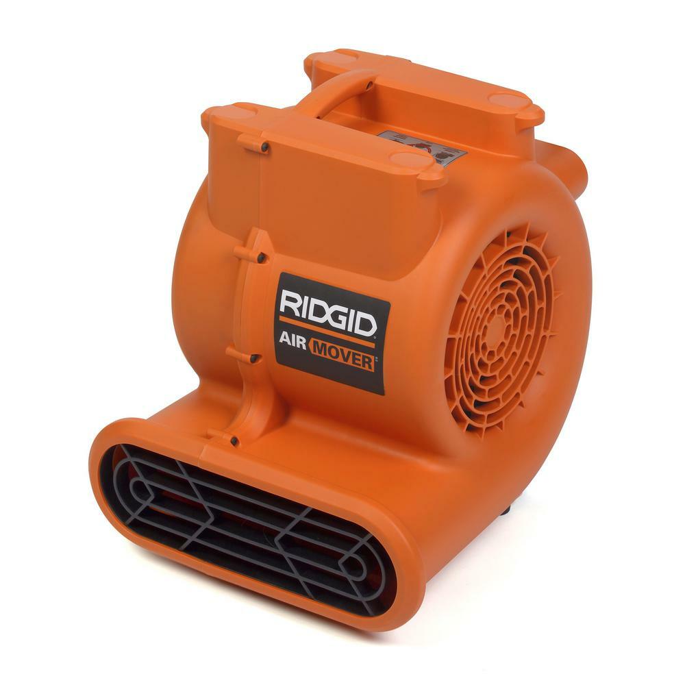 RIDGID Blower Fan Air Mover Dryer Wet Floor Carpet Drying Heavy Duty ...
