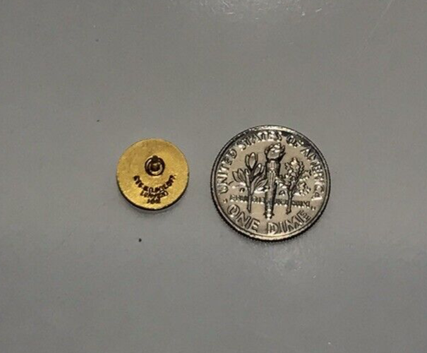 K Kiwanis International Past President 10Kt Yellow Gold Neck Tie Pin ...