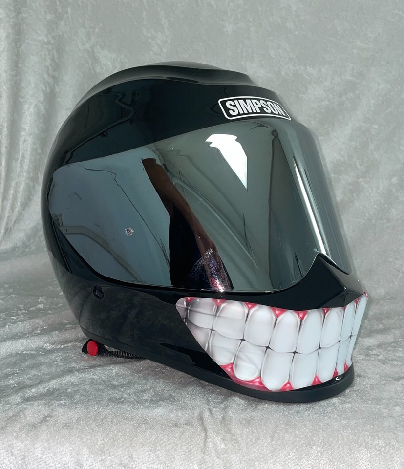 New Smiley Face Motorcycle Helmet Decal by Rekairbrush | eBay