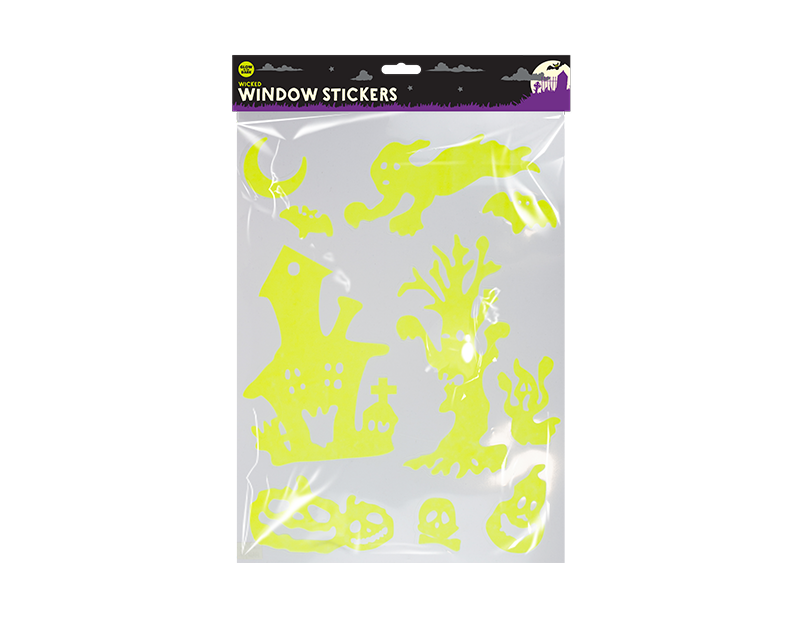 Halloween Window Stickers Cling Spooky Decor for Home Party Decoration ...