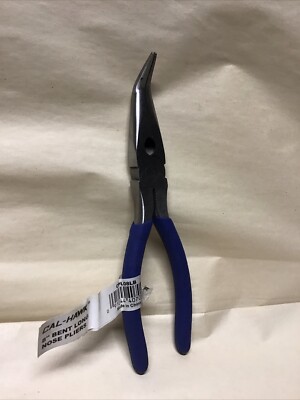 Cal-Hawk 8" Bent Needle Nose Pliers drop Forged Steel Cushion Grip | eBay
