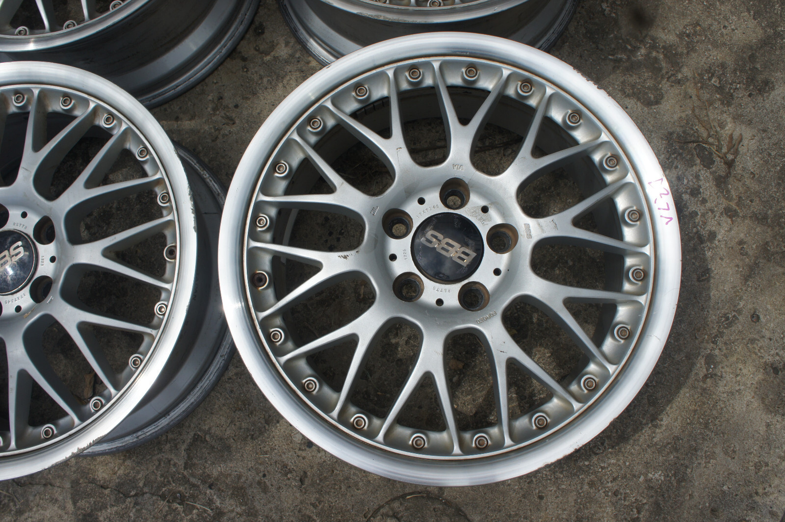 JDM 17" BBS mesh RS RS778 wheels for itr ctr dc2 240sx cl7 accord cl1 ...
