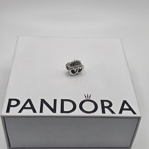 Genuine Pandora Entwined United Regal Hearts Charm ALE 925 #797670 | eBay