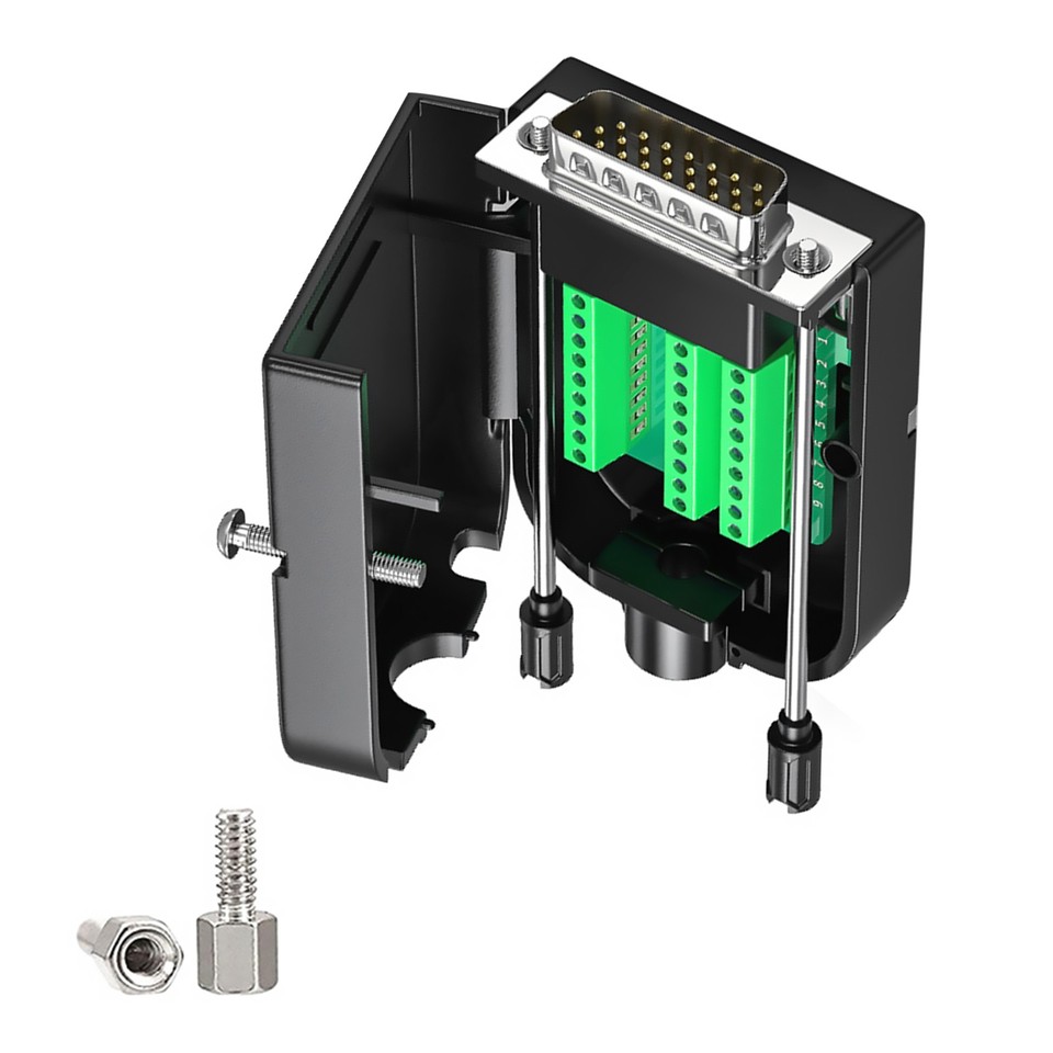 DB26 Male/Female Adapter To PCB Terminal Signal Module Board Connector ...