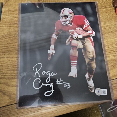 ROGER CRAIG SIGNED AUTOGRAPH 8X10 PHOTO SAN FRANCISCO 49ERS BECKETT BAS ...
