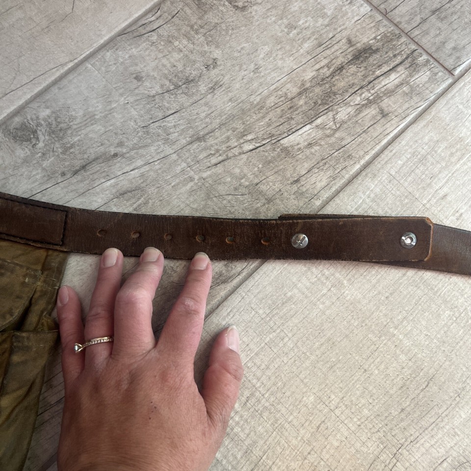 Vintage CC Filson Mens Large Belt Waxed Canvas Hunting Shooting bag | eBay