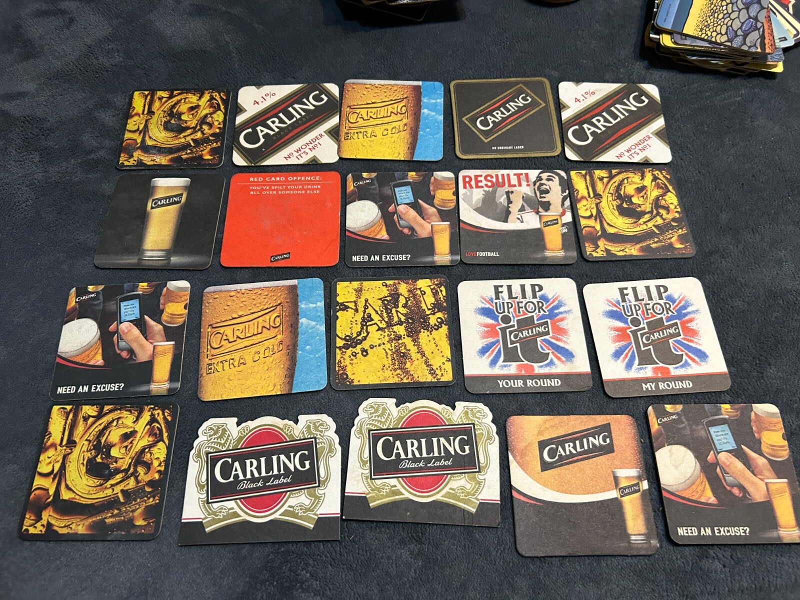 Carling Vintage Beer Mat / Coaster Bundle of 20 (Free P+P) | eBay