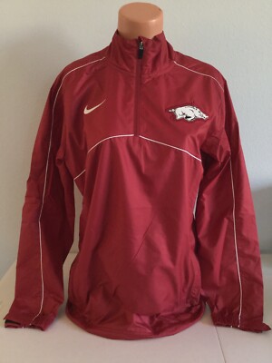 NIKE ARKANSAS RAZORBACKS Red Jacket. Size X/S. NEW. | eBay