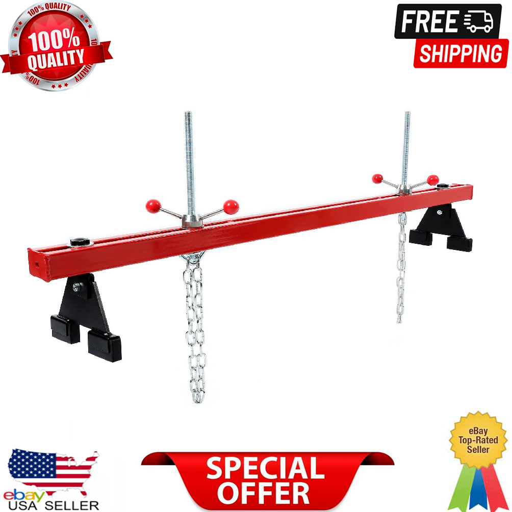 Adjustable Engine Load Leveler Support Bar Transmission W/ Dual Hook ...