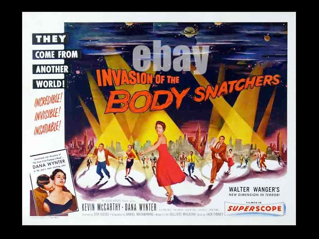 Sci Fi-INVASION OF BODY SNATCHERS 1956 Spectacular Hollywood Art Print ...