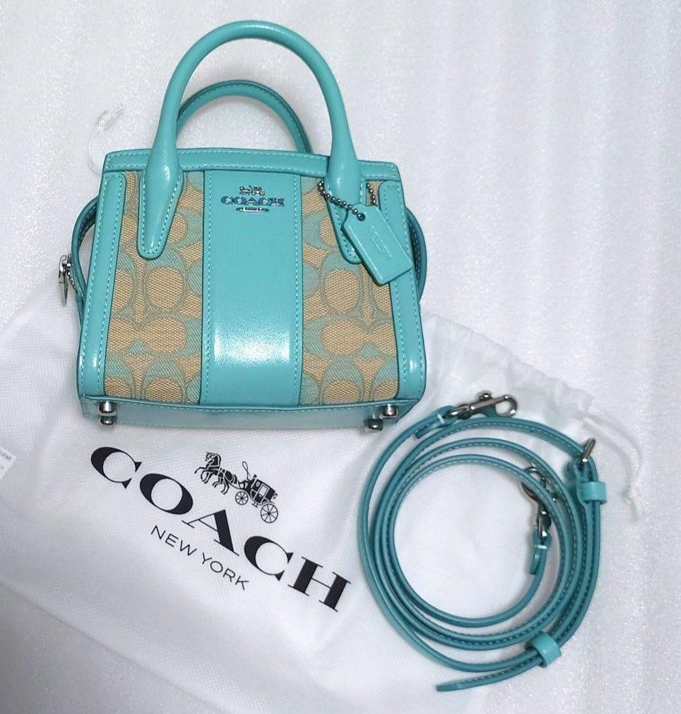COACH Andrea Mini Carryall Signature Jacquard - Gem