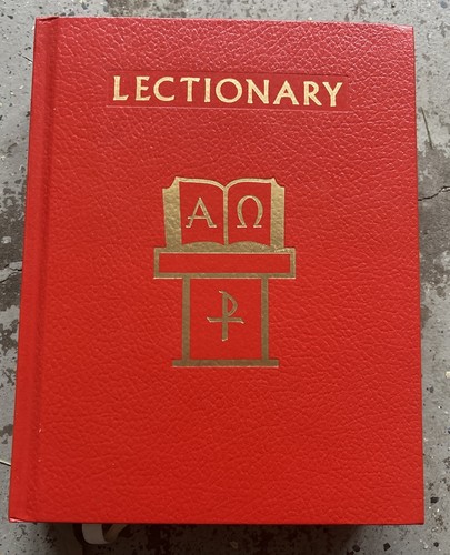 LECTIONARY FOR MASS - 1970 - Catholic - Red Hardcover - New American ...