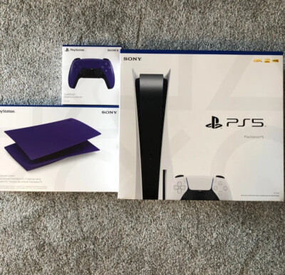 Sony PS5 Disc Edition Console - Galactic Purple Bundle | eBay