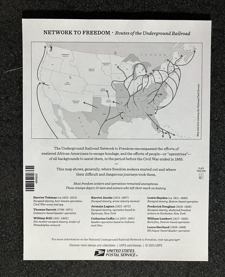 2024USA #5834-5843c Forever Underground Railroad - Sheet of 20 mint | eBay