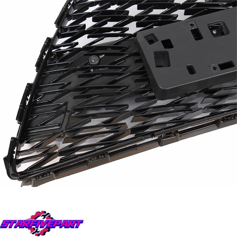 Front Grille Gloss Black For Lexus NX300 F Sport 2018 2019 2020 2021 ...
