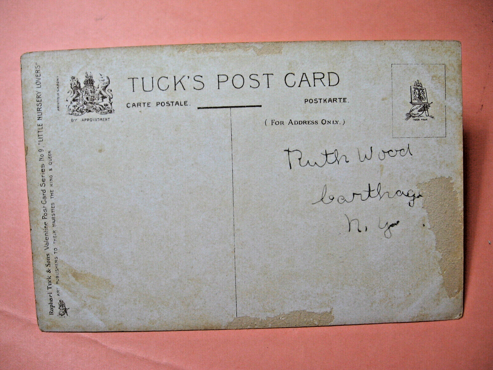 1910 era Tuck's Mrs. Jack Jingle "To My Valentine" postcard | eBay