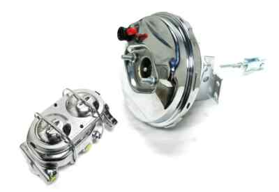 GM 11" Chrome Power Brake Booster + 1" Bore Master Cylinder Chevelle ...