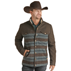 Powder River® Men's Brown Wool Serape Canvas Jacket PRMO92RZZ8-22 | eBay