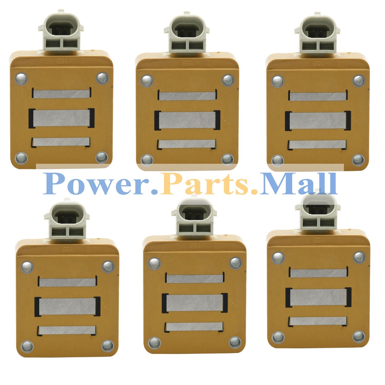 6 pc New solenoid valve 128-6601 For CAT 3126B 3126E 322C Injector ...
