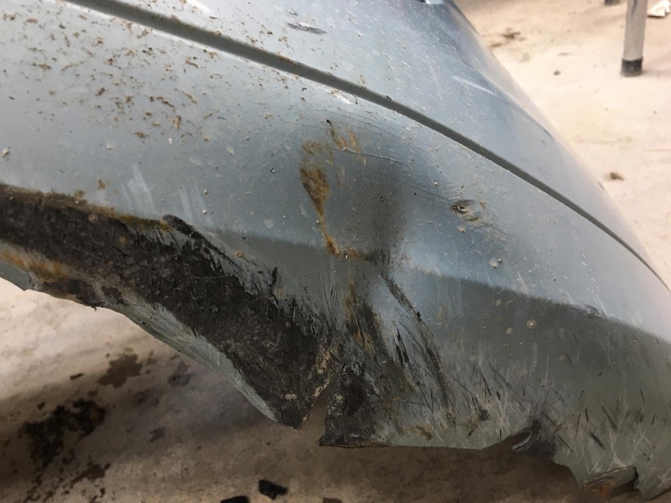 14 LINCOLN MKZ Crack Dent Curb Rash Front Bumper | eBay