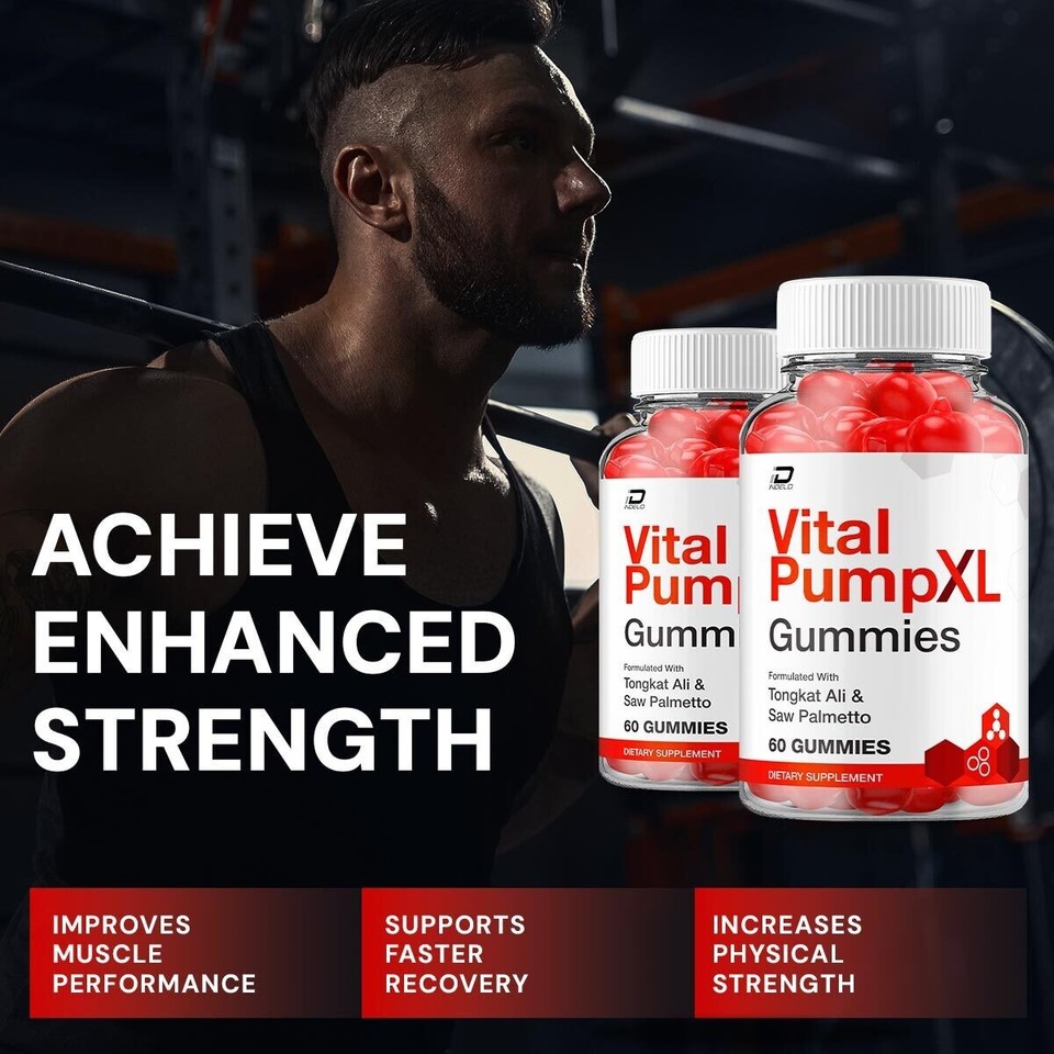 (1 Pack) Vital Pump XL Keto ACV Gummies Supplement – VitalPumpXL ACV ...