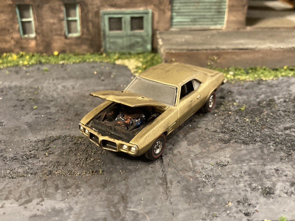 1969 Pontiac Trans Am Rusty Weathered Custom 1/64 Diecast Barn Find ...