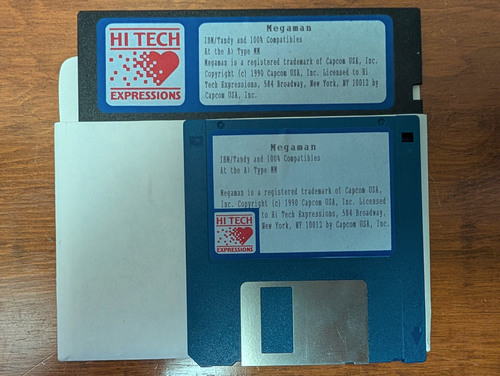 Mega Man Hi Tech Expressions, 3.5" and 5.25" floppy disks, no box (PC ...