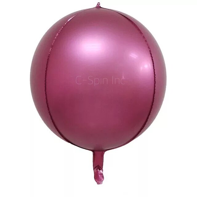 5x 10" 18" 22" 32" 4D Round Sphere 34 Colors Foil Balloons Mylar ...