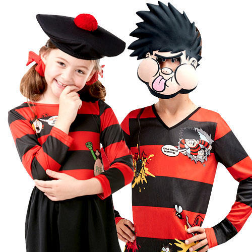 Dennis The Menace Kids Costumes Minnie Minx Beano World Book Day ...