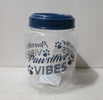 Greenbrier-Pawsitive Vibes, Lightweight Pet Food/treat storage ...