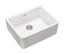 Rangemaster CBL595WH Belfast 60cm Single Bowl Ceramic Sink Incl Chrome ...